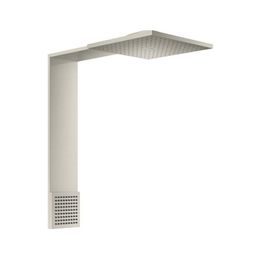 Hansgrohe ShowerComposition Brausenmodul 12594800 250x250mm, Wandmontage, 2jet, mit Schulterbrause, Edelstahl-Optik