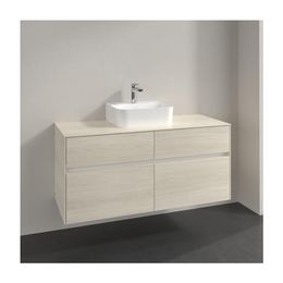 Villeroy & Boch Villeroy und Boch Collaro Waschtischunterschrank C097B0AA 120x54,8x50cm, Waschtisch mittig, LED-Beleuchtung 8,8 W, white oak