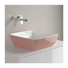 Villeroy & Boch Villeroy und Boch Artis Aufsatzwaschtisch 417841BCT0 41x41cm, ohne Hahnloch, ohne &Uuml;berlauf, Powder