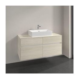 Villeroy & Boch Villeroy und Boch Collaro Waschtischunterschrank C12800AA 120x54,8x50cm, Waschtisch mittig, white oak