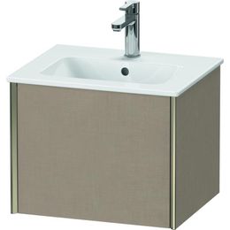 Duravit XViu Waschtisch-Unterschrank XV42150B175 51x42x40cm, 1 Auszug, wandh&auml;ngend, champagner matt, leinen