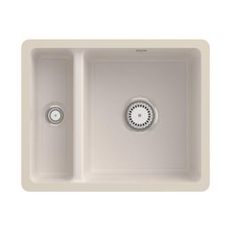 Villeroy & Boch Villeroy und Boch Unterbausp&uuml;le 675801KR mit Ablaufgarnitur und Handbet&auml;tigung, Crema