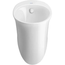 Duravit White Tulip Absaug-Urinal 28173000001 32x34cm, Zulauf von hinten, Rimless, ohne Fliege, wei&szlig; WonderGliss