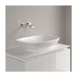 Villeroy & Boch Villeroy und Boch Loop & friends Aufsatz-Waschtisch 4A490101 560 x 380 x 120 mm, Wei&szlig; Alpin, ohne &Uuml;berlauf