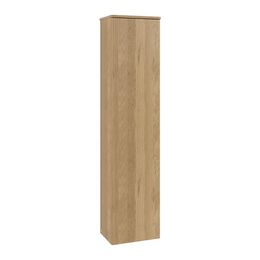 Villeroy & Boch Villeroy und Boch Hochschrank K46100HN 41,4x171,9x28,7cm, Waschbeckenplattenfarbe Lack, honey oak