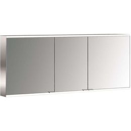 Emco prime Aufputz-Lichtspiegelschrank 949706348 1600x700mm, 3-t&uuml;rig, aluminium/weiss