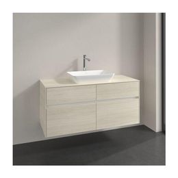 Villeroy & Boch Villeroy und Boch Collaro Waschtischunterschrank C112B0AA 120x54,8x50cm, Waschtisch mittig, LED-Beleuchtung 8,8 W, white oak