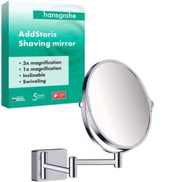 Hansgrohe AddStoris Rasierspiegel 41791000 Wandmontage, chrom