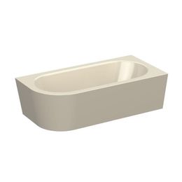 Bette BetteStarlet V Silhouette Badewanne 6720-001CELVK pergamon, 195x95x42cm, mit Sch&uuml;rze