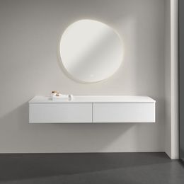 Villeroy & Boch Villeroy und Boch Antao Sideboard K42100MT 160x26,8x50cm, Waschbeckenplattenfarbe Lack, white matt lacquer