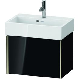 Duravit XViu Waschtisch-Unterschrank XV42160B140 58,4x38,4x39,7cm, 1 Auszug, champagner matt, schwarz hochglanz