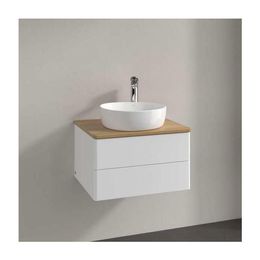Villeroy & Boch Villeroy und Boch Antao Waschtisch-Unterschrank K18011MT 60x36x50cm, Waschbeckenplattenfarbe honey oak, white matt lacquer