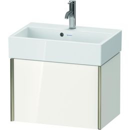 Duravit XViu Waschtisch-Unterschrank XV42160B185 58,4x38,4x39,7cm, 1 Auszug, champagner matt, wei&szlig; hochglanz