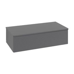 Villeroy & Boch Villeroy und Boch Antao Waschtisch-Unterschrank L40100GK 100x26,8x50cm, Waschbeckenplattenfarbe Lack, anthracite matt lacquer