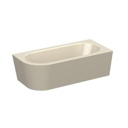 Bette BetteStarlet V Silhouette Badewanne 6700-001CELVK pergamon, 185x85x42cm, mit Sch&uuml;rze