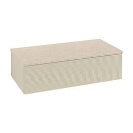Villeroy & Boch Villeroy und Boch Antao Waschtisch-Unterschrank L40103HJ 100x26,8x50cm, Waschbeckenplattenfarbe botticino, silk grey matt lacquer