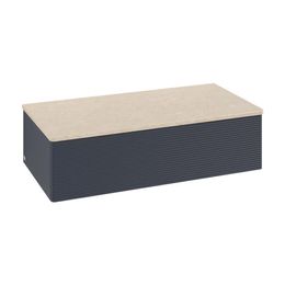 Villeroy & Boch Villeroy und Boch Antao Waschtisch-Unterschrank L40103HG 100x26,8x50cm, Waschbeckenplattenfarbe botticino, midnight blue matt lacquer
