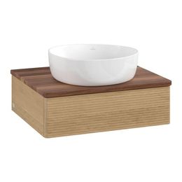 Villeroy & Boch Villeroy & Boch Antao Waschtischunterschrank 600x190x500mm K07112HN mit Struktur FK/AP: HN/2