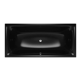 Kaldewei Silenio Badewanne 267834013701 190x90cm, Vollantislip Perl-Effekt, schwarz