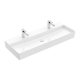 Villeroy & Boch Villeroy & Boch Memento 2.0 Waschtisch 4A22C101 120 x 47 cm, weiß alpin, mit Hahnloch, ohne Überlauf
