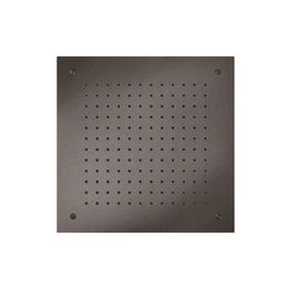 Herzbach Design iX PVD Regenbrause 21.655000.2.40 Deckeneinbau, 500x500mm, Black Steel