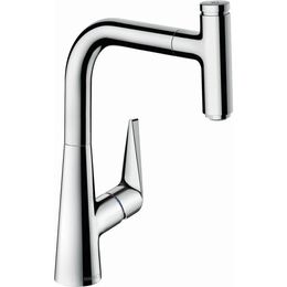Hansgrohe Talis Select S M5115-H220 K&uuml;chenarmatur 73852000, chrom, mit Ausziehauslauf, mit sBox
