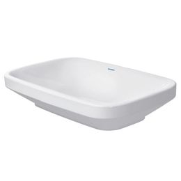 Duravit DuraStyle Aufsatz Waschtisch 0349600000 60 x 38 cm, weiss, ohne &Uuml;berlauf, ohne Hahnloch
