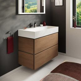 Hansgrohe Xilesa E Waschtischunterschrank 54297550 980x470mm, 2 Schubkästen PushOpen, Eiche Kaschmir