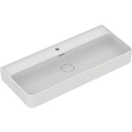 Ideal Standard Strada II Waschtisch T3646MA Unterseite geschliffen, 100 x 17 x 43 cm, wei&szlig; mit Ideal Plus