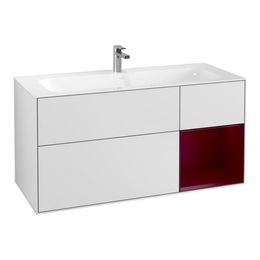 Villeroy & Boch Villeroy und Boch Finion Waschtischunterschrank F070HBMT 119,6x59,1cm, Regal rechts Peony, White matt lacquer