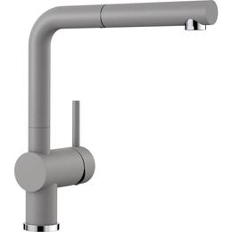 Blanco Linus-s K&uuml;chenarmatur 516689 ausziehbar, SILGRANIT-Look alumetallic