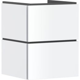 Hansgrohe Xilesa E Waschtischunterschrank 54291700 480x470mm, 2 Schubk&auml;sten PushOpen, mattwei&szlig;