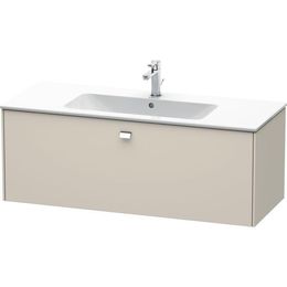 Duravit Brioso Waschtischunterbau BR400401091 1220x479mm, Taupe, 1 Auszug, Griff Chrom