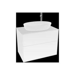 Villeroy & Boch Villeroy und Boch Finion Waschtischunterschrank F87100GF 80x60,3cm, Abdeckplatte white matt, Glossy white lacquer