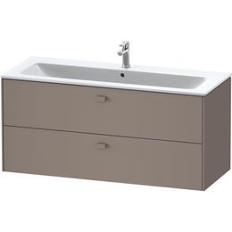 Duravit Brioso Waschtischunterbau BR410404343 1220x553 mm, Basalt Matt, 2 Auszüge