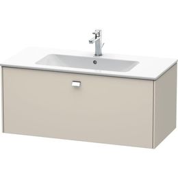 Duravit Brioso Waschtischunterbau BR400301091 1020x479mm, Taupe, 1 Auszug, griff Chrom
