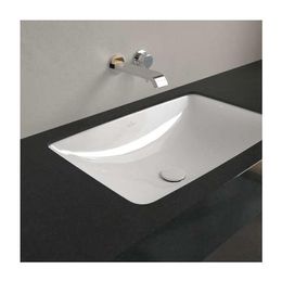 Villeroy & Boch Villeroy und Boch Loop & friends Unterbauwaschbecken 4A580001 ohne Hahnlochbank, mit &Uuml;berlauf, 61,5 x 39 cm, wei&szlig;