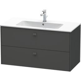 Duravit Brioso Waschtischunterbau BR410304949 1020x553 mm, Graphit Matt, 2 Ausz&uuml;ge