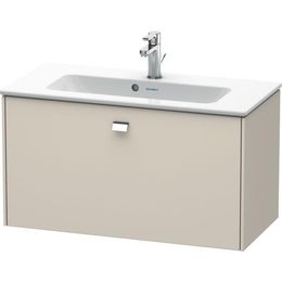 Duravit Brioso Waschtischunterbau BR401101091 820x389mm, Taupe, 1 Auszug, Griff Chrom