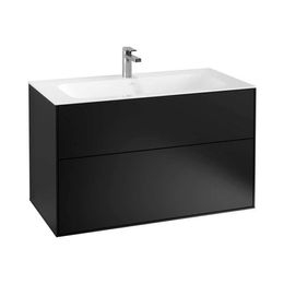 Villeroy & Boch Villeroy & Boch Finion Unterschrank F02000PD 99,6x59,1x49,8cm, Black matt lacquer