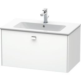 Duravit Brioso Waschtischunterschrank BR400201018 820x479mm, Wei&szlig; Matt, 1 Auszug, Griff Chrom