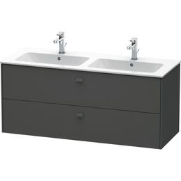 Duravit Brioso Waschtischunterbau BR410504949 1290x553 mm, Graphit Matt, 2 Auszüge