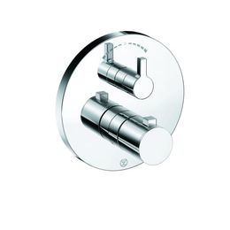 Kludi Nova Fonte Fertigmontageset 208300515 Unterputz-Wannenf&uuml;ll- und Brause-Thermostatarmatur, chrom