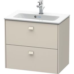 Duravit Brioso Waschtischunterbau BR411009191 Compact 620x553 mm, Taupe, 2 Ausz&uuml;ge