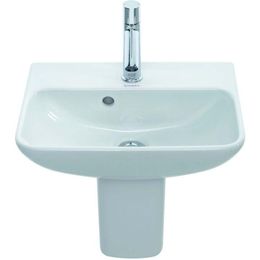 Duravit ME by Starck Waschtisch 0719450000 45 x 32 cm, weiss, 1 Hahnloch, mit &Uuml;berlauf