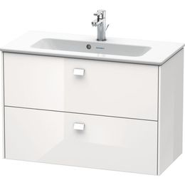 Duravit Brioso Waschtischunterschrank BR411102222 Compact 820x553 mm, Weiß Hochglanz, 2 Auszüge