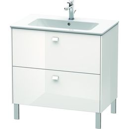Duravit Brioso Waschtischunterschrank BR440202222 820x479mm, Weiß Hochglanz, 2 Auszüge