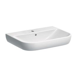Geberit Smyle Waschtisch 500230011 weiss, 65x48cm, mit Hahnloch und Überlauf