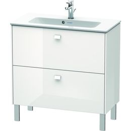 Duravit Brioso Waschtischunterschrank BR440702222 820x389mm, Weiß Hochglanz, 2 Auszüge