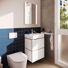 Hansgrohe Xilesa E Waschtischunterschrank 54290700 480x380mm, 2 Schubk&auml;sten, f&uuml;r Handwaschbecken, mit PushOpen, wei&szlig; matt